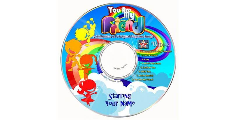 Best Gift Certificates. Personalised Music CD's For Children